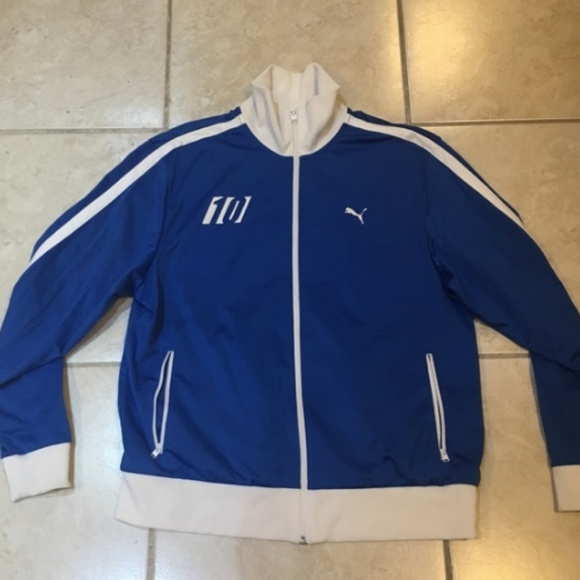 Puma | Jackets & Coats | Mens Blue Italy Puma Jacket | Poshmark
